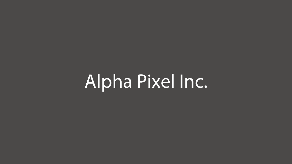 Alpha Pixel Inc.｜株式会社Alpha Pixel